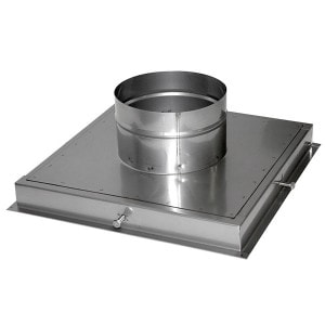 Terra-Cotta Top Plate - 6in X 8in X 13in - Chimney Liner Depot